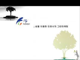 Fly Incheon; 섬을 이용한 인천시의 그린마케팅 (그린마케팅사례,그린마케팅분석,인천시그린마케팅,관광마케팅).PPT자료-1페이지