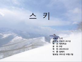 스키(ski).ppt-1페이지