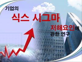 기업의 6시그마(6σ) 저해요인 분석.ppt-1페이지