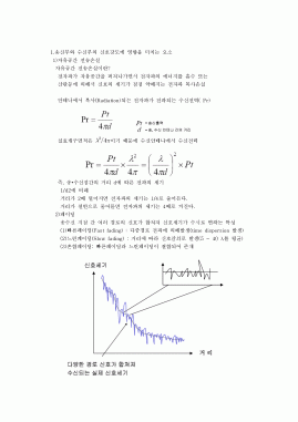 초고속통신망 - 거리와 수신파워, 위치 측정방법에 대해-1페이지