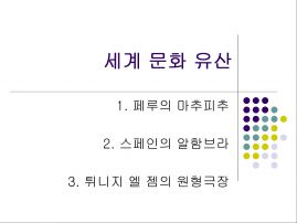 [세계] 세계 문화 유산.ppt-1페이지