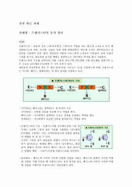 전자 회로 - 트랜지스터의 동작 원리-1페이지