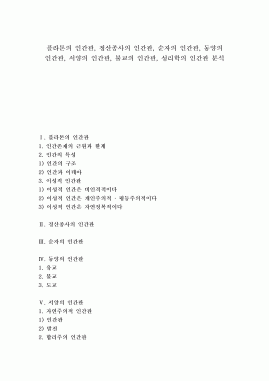 [인간관][플라톤 인간관][정산종사 인간관][순자 인간관][동양 인간관][서양][불교][성리학]플라톤의 인간관, 정산종사의 인간관, 순자의 인간관, 동양의 인간관, 서양의 인간관, 불교의 인간관, 성리학의 인간관-1페이지