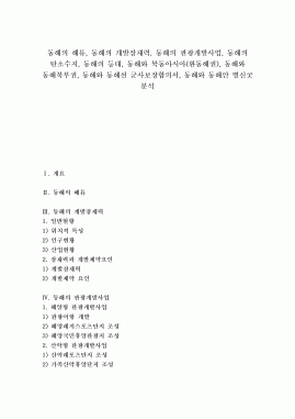 [동해][개발잠재력]동해의 해류, 동해의 개발잠재력, 동해의 관광개발사업, 동해의 탄소수지, 동해의 등대, 동해와 북동아시아(환동해권), 동해와 동해북부권, 동해와 동해선 군사보장합의서, 동해와 동해안 별신굿-1페이지