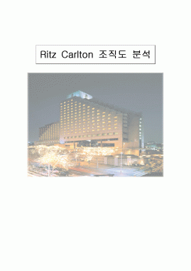 Ritz Carlton 조직도 분석 [리츠칼튼 호텔 위치]-1페이지