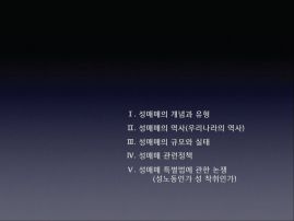 성매매 성매매의 규모와 실태 성매매 관련정책 성매매 특별법-1페이지