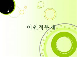 이원정부제-1페이지