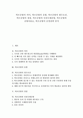 [허브공항, 거점공항, 공항사용료, 인천국제공항]허브공항의 의미, 허브공항의 유형, 허브공항의 필수요건, 허브공항의 장점, 허브공항과 인천국제공항, 허브공항과 공항사용료, 허브공항의 운영전략 분석-1페이지