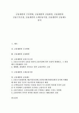 [금융재편, 구조변화, 금융환경, 금융구조조정, 소매금융시장, 금융제도, 금융]금융재편과 구조변화, 금융재편과 금융환경, 금융재편과 금융구조조정, 금융재편과 소매금융시장, 금융재편과 금융제도 분석-1페이지