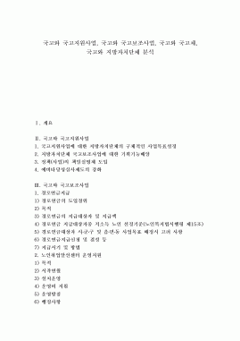 [국고, 국고와 국고지원사업, 국고와 국고보조사업, 국고와 국고채, 국고와 지방자치단체, 국고지원사업, 국고보조사업]국고와 국고지원사업, 국고와 국고보조사업, 국고와 국고채, 국고와 지방자치단체 분석-1페이지