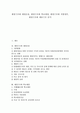 [재정구조, 재정구조와 재정운용, 재정구조와 학교재정, 재정구조와 지방정부, 재정구조와 세출구조, 재정운용, 학교재정]재정구조와 재정운용, 재정구조와 학교재정, 재정구조와 지방정부, 재정구조와 세출구조-1페이지