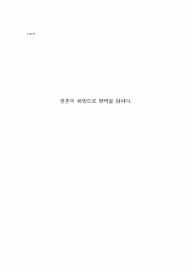 영화 \블랙스완\ 감상문 A+(교수님께 대학원논문평가들음)-1페이지