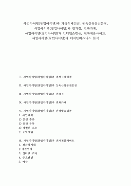 사업아이템(창업아이템)과 가정식체인점, 농축산유통전문점, 사업아이템(창업아이템)과 편의점, 만화카페, 사업아이템(창업아이템)과 인터넷쇼핑몰, 전자제품사이트, 사업아이템(창업아이템)과 디지털비즈니스 분석-1페이지