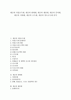 [세금, 세금과 사업소득세, 세금과 판매세, 재산세, 증여세, 지대세, 소득세, 양도소득세]세금과 사업소득세, 세금과 판매세, 세금과 재산세, 세금과 증여세, 세금과 지대세, 세금과 소득세, 세금과 양도소득세 분석-1페이지