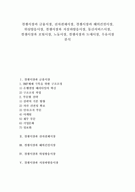 [경쟁시장, 금융시장]경쟁시장과 금융시장, 전자결제시장, 경쟁시장과 해외건설시장, 위성방송시장, 경쟁시장과 지상파방송시장, 통신서비스시장, 경쟁시장과 포털시장, 노동시장, 경쟁시장과 도매시장, 우유시장-1페이지