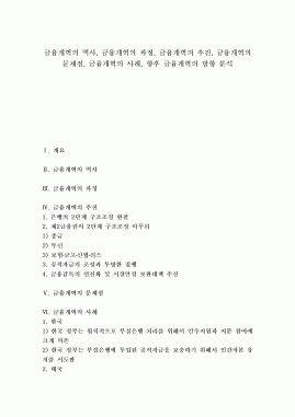 [금융개혁, 금융개혁 역사, 금융개혁 과정, 금융개혁 추진, 금융개혁 문제점, 금융개혁 사례]금융개혁의 역사, 금융개혁의 과정, 금융개혁의 추진, 금융개혁의 문제점, 금융개혁의 사례, 향후 금융개혁의 방향 분석-1페이지