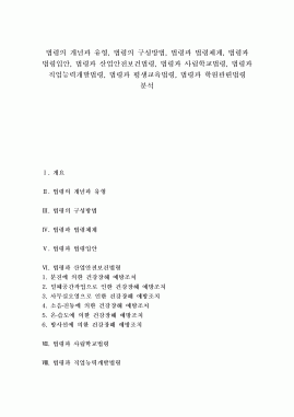 [법령]법령의 개념과 유형, 법령의 구성방법, 법령과 법령체계, 법령과 법령입안, 법령과 산업안전보건법령, 법령과 사립학교법령, 법령과 직업능력개발법령, 법령과 평생교육법령, 법령과 학원관련법령 분석-1페이지