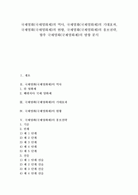 [국제영화(국제영화제), 홍보전략]국제영화(국제영화제)의 역사, 국제영화(국제영화제)의 기대효과, 국제영화(국제영화제)의 현황, 국제영화(국제영화제)의 홍보전략, 향후 국제영화(국제영화제)의 방향 분석-1페이지