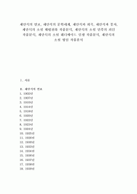 채만식의 연보, 채만식의 문학세계, 채만식과 희곡, 채만식과 풍자, 채만식의 소설 태평천하 작품분석, 채만식의 소설 민족의 죄인 작품분석, 채만식의 소설 레디메이드 인생 작품분석, 채만식의 소설 명일 작품분석-1페이지