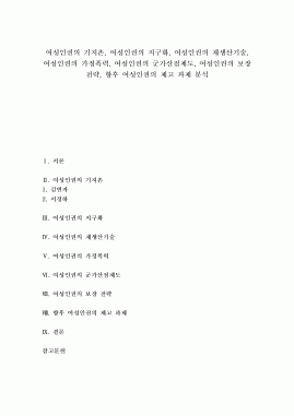 [여성인권][여성][인권][기지촌][지구화]여성인권의 기지촌, 여성인권의 지구화, 여성인권의 재생산기술, 여성인권의 가정폭력, 여성인권의 군가산점제도, 여성인권의 보장 전략, 향후 여성인권의 제고 과제 분석-1페이지