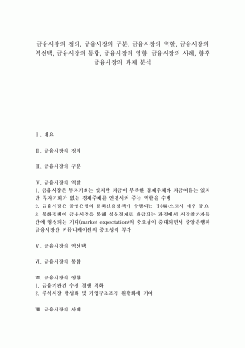 [금융시장, 금융, 금융시장 정의, 금융시장 구분]금융시장의 정의, 금융시장의 구분, 금융시장의 역할, 금융시장의 역선택, 금융시장의 통합, 금융시장의 영향, 금융시장의 사례, 향후 금융시장의 과제 분석-1페이지