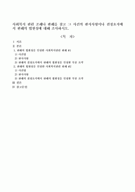 사회복지 관련 조례나 판례를 찾고 그 사건의 판시사항이나 결정요지에서 판례의 법원성에 대해 조사.-1페이지