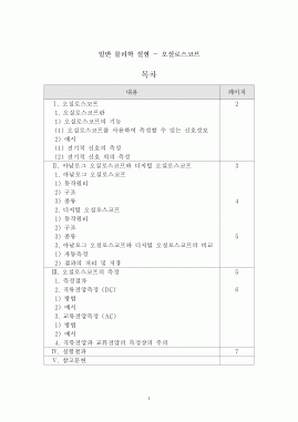 일반 물리학 실험 - 오실로스코프-1페이지