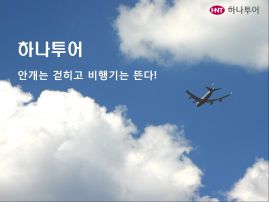 [경영전략] 하나투어 기업분석-1페이지