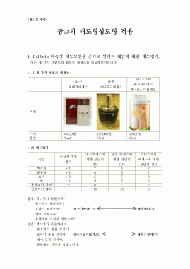 [광고론] 광고의 태도형성모형 적용-1페이지