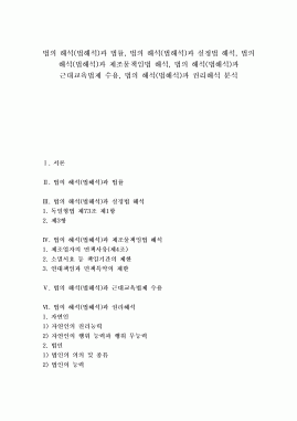 [법의 해석][법해석][법률]법의 해석(법해석)과 법률, 법의 해석(법해석)과 실정법 해석, 법의 해석(법해석)과 제조물책임법 해석, 법의 해석(법해석)과 근대교육법제 수용, 법의 해석(법해석)과 권리해석 분석-1페이지