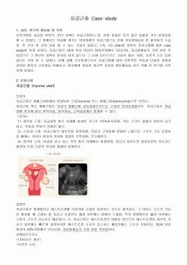 자궁근종 case study 사례 연구-1페이지