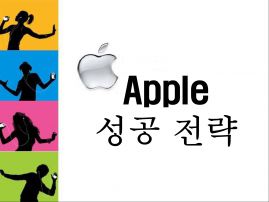 Apple 성공 전략 - 애플 기업소개-1페이지