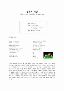 유혹의 기술 (술과 여성 그리고 나가토모겐지 의「바텐더」만화)-1페이지