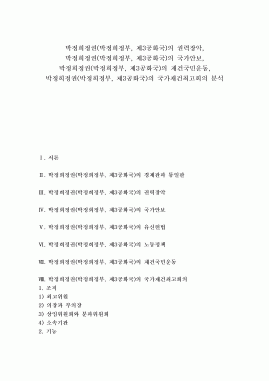 박정희정권(박정희정부, 제3공화국)의 권력장악, 박정희정권(박정희정부, 제3공화국)의 국가안보, 박정희정권(박정희정부, 제3공화국)의 재건국민운동, 박정희정권(박정희정부, 제3공화국)의 국가재건최고회의-1페이지