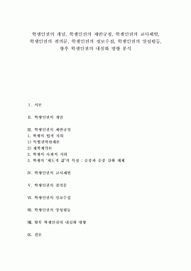 [학생인권][학생인권 정보수집][학생인권 양성평등]학생인권의 개념, 학생인권의 제반규정, 학생인권의 교사체벌, 학생인권의 결의문, 학생인권의 정보수집, 학생인권의 양성평등, 향후 학생인권의 내실화 방향-1페이지