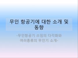 무인항공기,항공기,항공,마케팅,브랜드,브랜드마케팅,기업,서비스마케팅,글로벌,경영,시장,사례,swot,stp,4p-1페이지