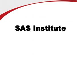 [기업문화] SAS Institute (기업).ppt-1페이지