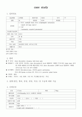 폐암 케이스case 간호과정-1페이지