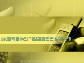 SK텔레콤㈜의 기업결합관련 심결사례.ppt-1페이지