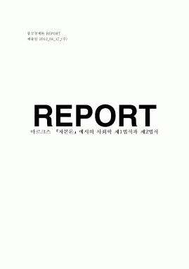 중국경제론 report-1페이지