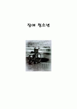 장애 청소년 -1페이지