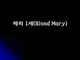 메리 1세(Blood Mary) -1페이지