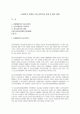 [사회복지 정책론] 청소년복지의 과제 및 발전 방향-1페이지