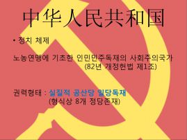 [발표자료] 중국 공산당.PPT자료-1페이지