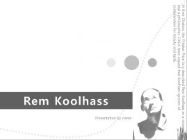 [렘쿨하스] 렘쿨하스 (rem koolhaas)의 이론과 작품-1페이지