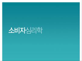 [소비자심리] 소비자심리의 개념과 중요성 및 소비자 심리를 이용한 마케팅 사례 [우수레포트].PPT자료-1페이지