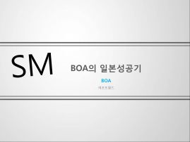 [보아] SM BOA의 일본성공기 -1페이지