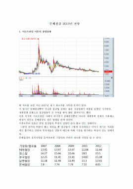 문배철강 2014년 사업전망과 주가전략 -1페이지