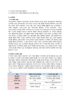  e-SCM과 APS 그리고 통합방법-1페이지