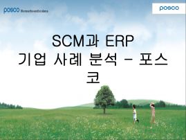 SCM과 ERP 기업 사례 분석 - 포스코-1페이지